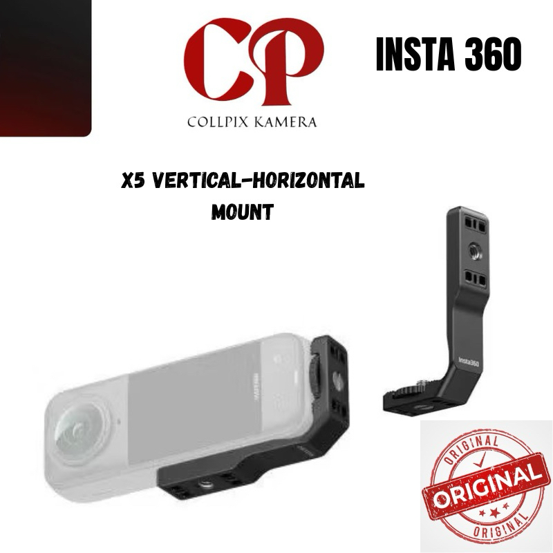 Jual INSTA360 X5 VERTICAL-HORIZONTAL MOUNT | Shopee Indonesia