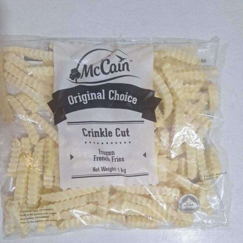 Jual MC CAIN KENTANG CRINKLE CUT 1KG | Shopee Indonesia
