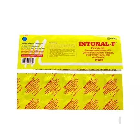 Jual Intunal F Strip isi 10 Tablet - Obat Flu Batuk Dewasa | Shopee ...