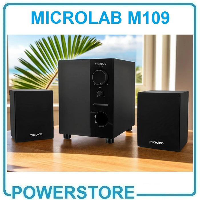 Jual Microlab M109 10 Watt RMS Multimedia Speaker Komputer PC | Shopee ...