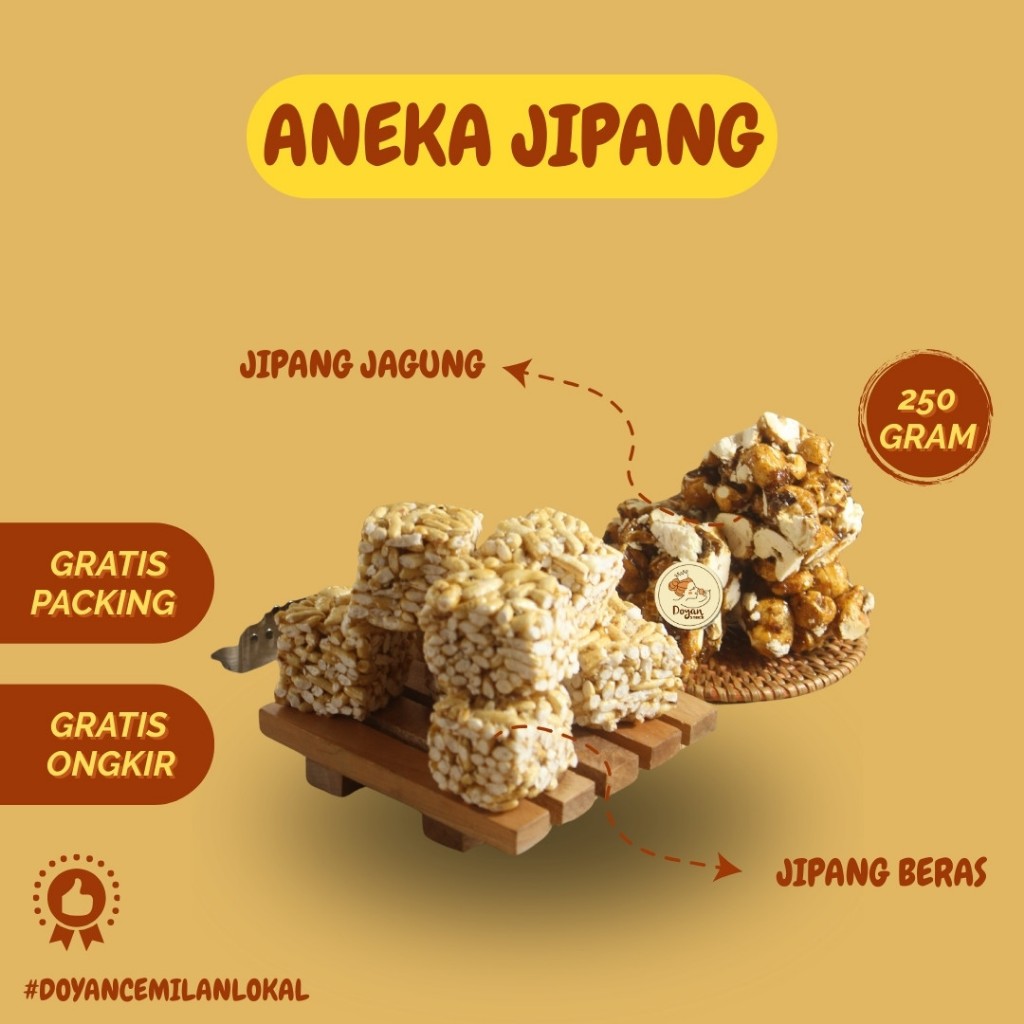Jual JIPANG JAGUNG / JIPANG BERAS 250GR | Shopee Indonesia