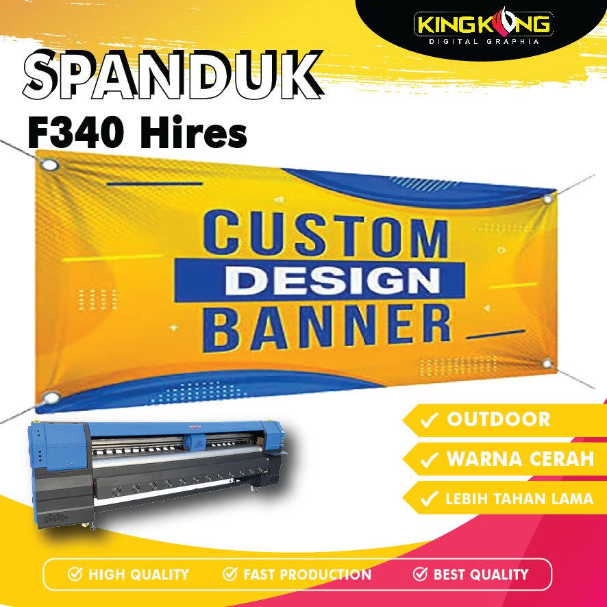 Jual Cetak Banner / Spanduk / Backdrop Flexy 340 | Shopee Indonesia