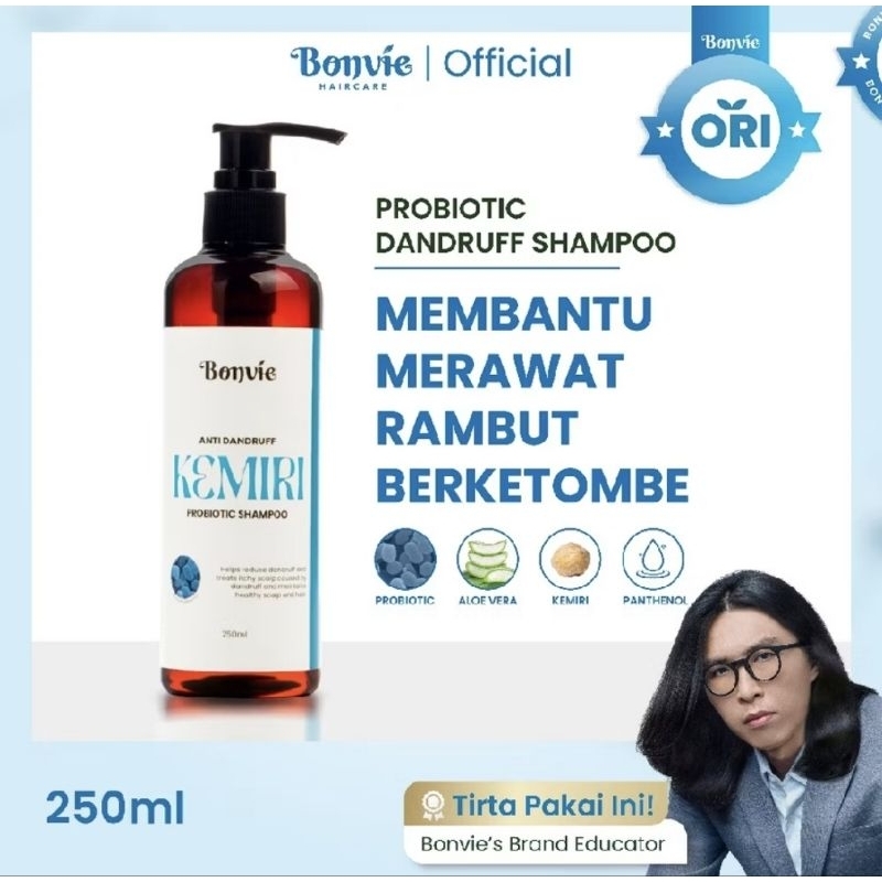 Jual Bonvie Anti Dandruff Probiotic Shampoo Kemiri Untuk Rambut ...