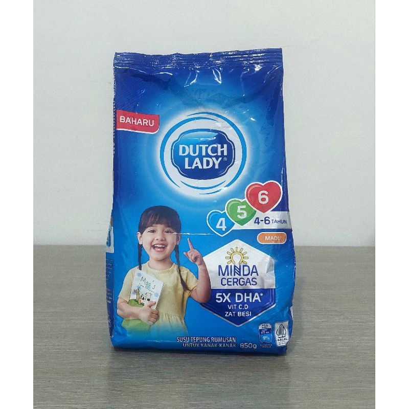 Jual Susu Bubuk Dutch Lady 5X DHA 456 Rasa Madu Usia 4-6 Tahun | Shopee Indonesia