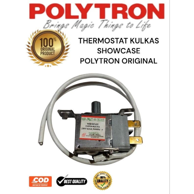 Jual THERMOSTAT KULKAS SHOWCASE POLYTRON ORIGINAL | Shopee Indonesia