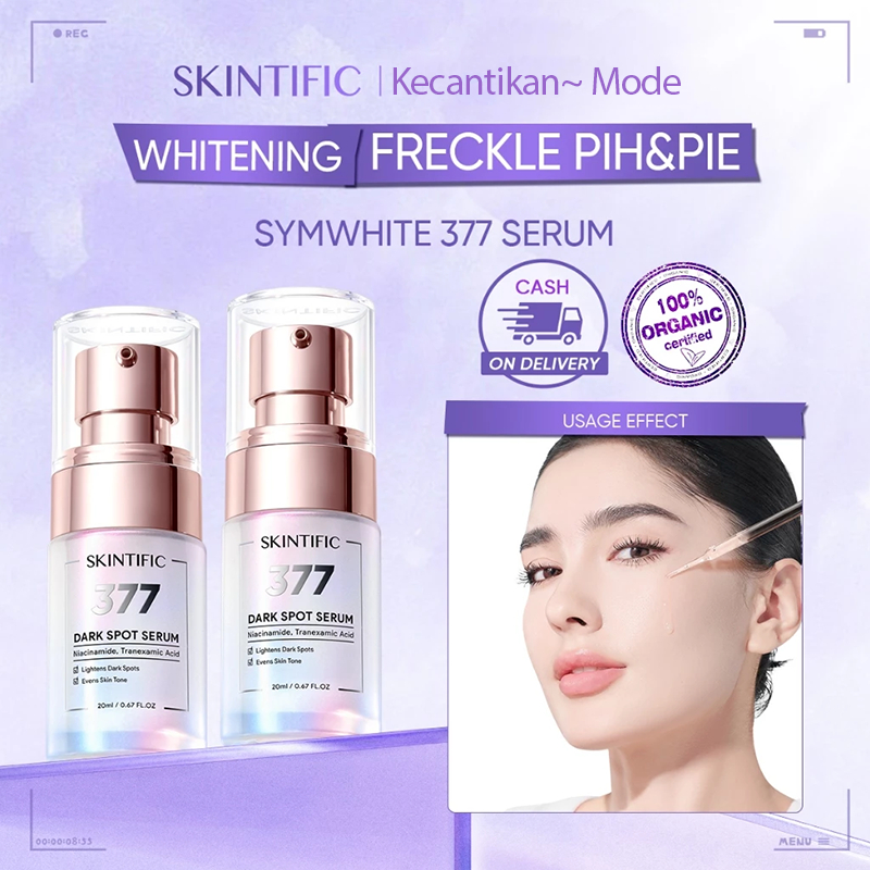 Jual [BPOM] SKINTIFIC SymWhite 377 Dark Spot Serum Brightening Serum ...