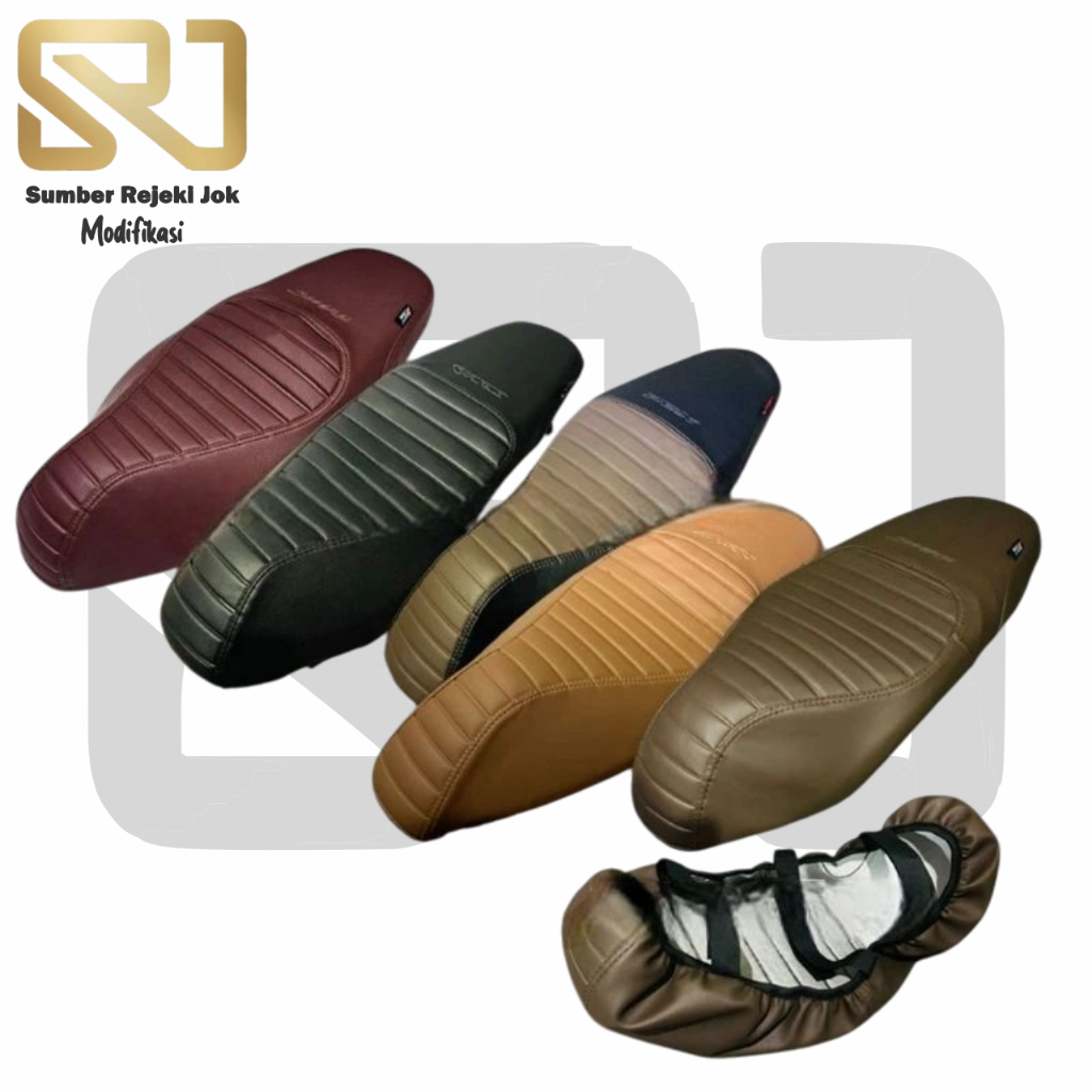 Jual Cover Jok Motor Model CAFFERACER – PREMIUM, Jok Vario 150, Beat ...