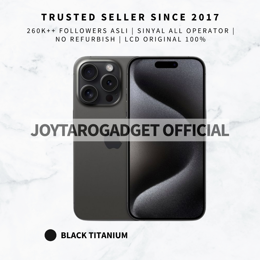Jual iPhone 15 Pro / iP 15 Pro max 128gb 256gb 512gb 1TB Lcd 100% ...