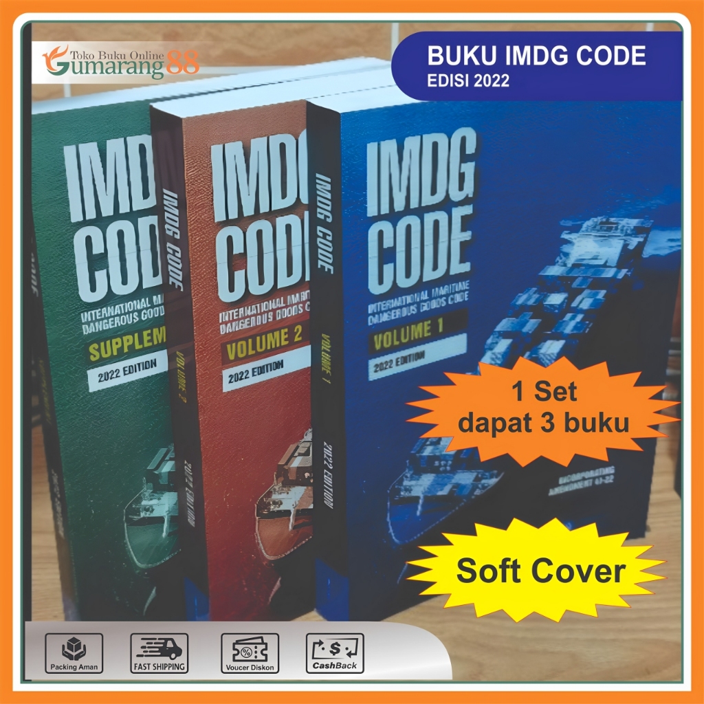 Jual Buku IMDG Code edisi 2022 satu set 3 buku | Shopee Indonesia