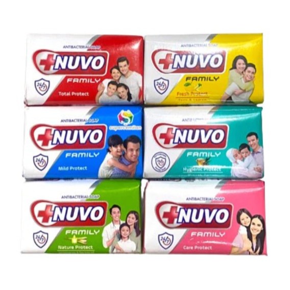 Jual ^ KYRA ^ Nuvo Sabun Mandi Batang dan Pouch Family Protect Anti Bakteri Antibacterial Soap ...
