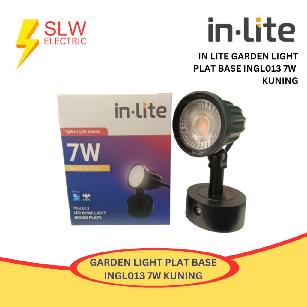 Jual INLITE LAMPU SOROT TAMAN PLAT BASE INGL013 7W 7WATT 7 W TEMPEL ...