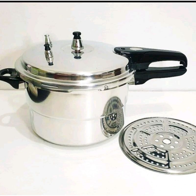 Jual Panci presto + kukusan stainless 8 liter / 24cm | Shopee Indonesia