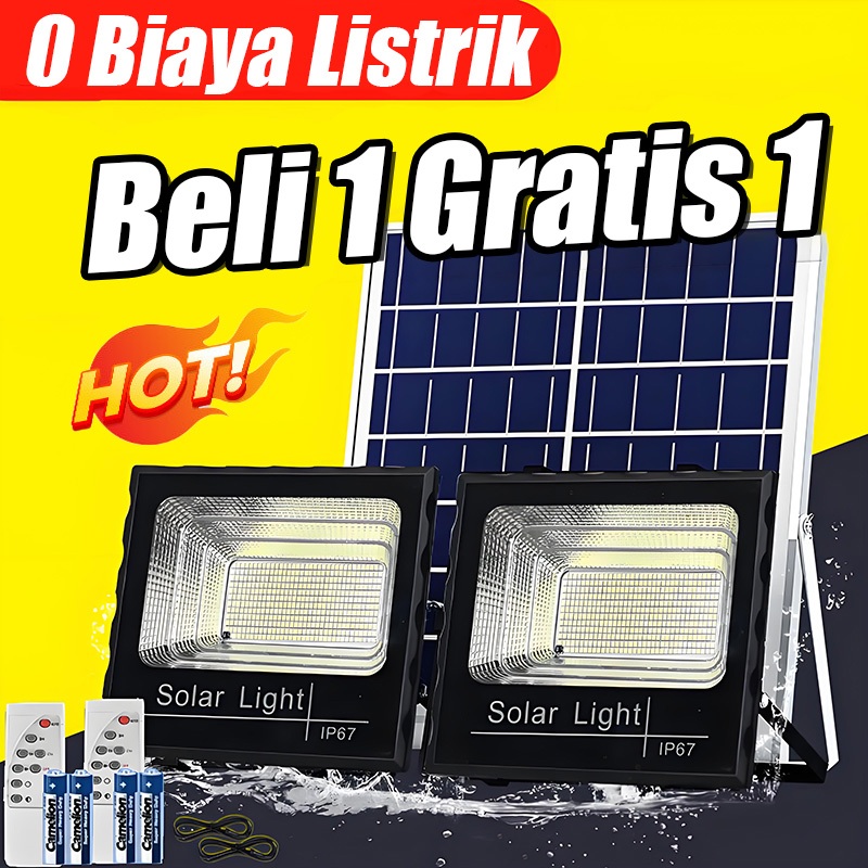 Jual Sepanjang Lampu Tenaga Surya Solar Panel Lampu Sorot Solar Cell ...