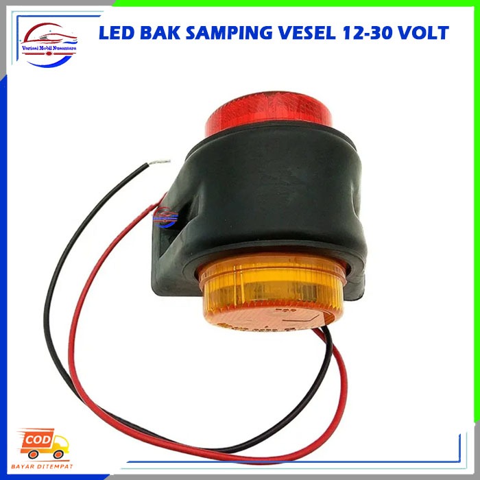 Jual Lampu Led Samping Side Tangki Tengki Variasi Light Bak Box Mobil Truk Truck 12-24 Volt ...