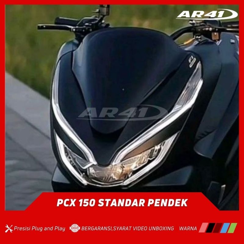 Jual Visor Windshield PCX 150 ceper visor pcx lokal standar ceper tebal ...