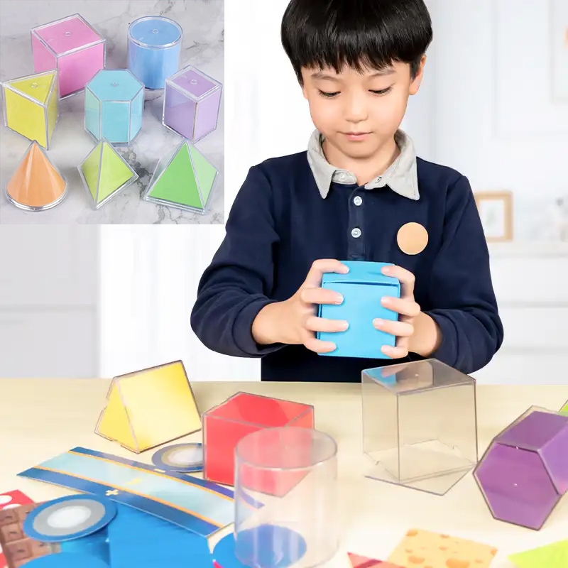 Jual 8 Jenis Model Bangun Ruang Transparan / Geometri 3D Alat Peraga ...