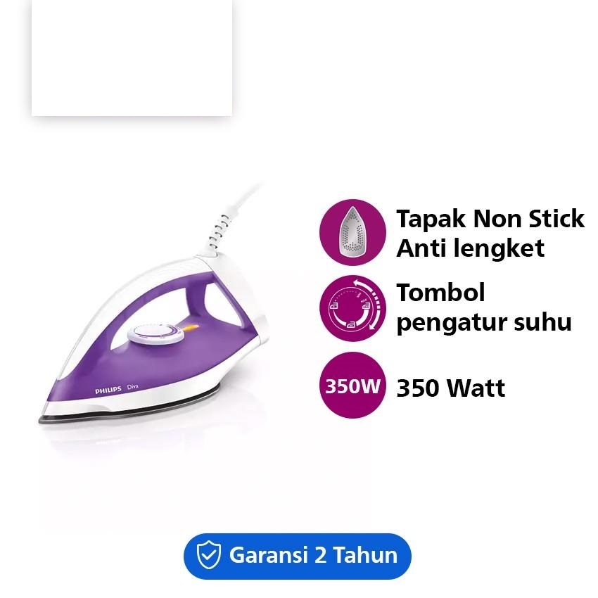 Jual Setrika Philips GC122 / Seterika Philips GC 122 (Ungu ) | Shopee Indonesia