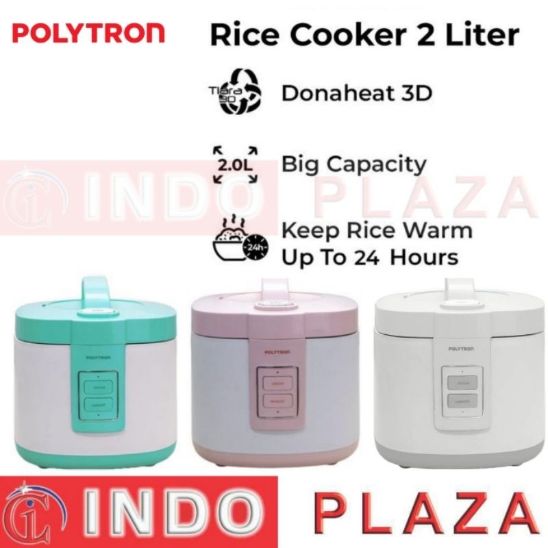 Jual RICE COOKER POLYTRON 2 Liter PRC-1201MG / PRC-1202 | Shopee Indonesia