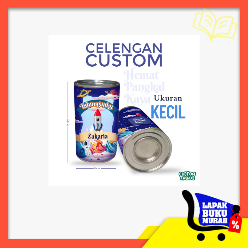 Jual LBM - Celengan Custom Nama + Foto ,Bisa Untuk Souvenir Celengan ...