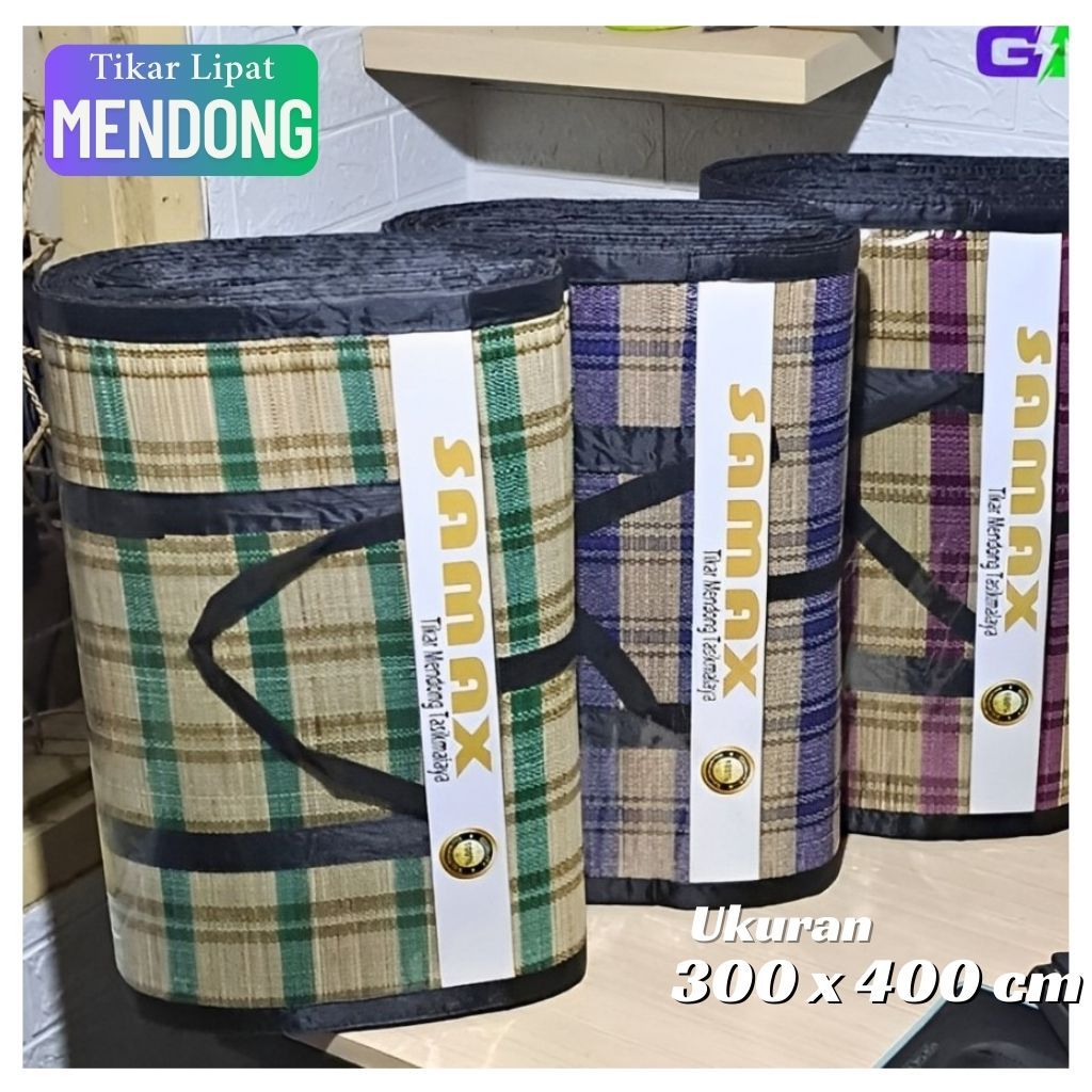 Jual Tikar Lipat Jumbo 3x4m Tikar Mendong Adem Tebal Lesehan Hajatan ...