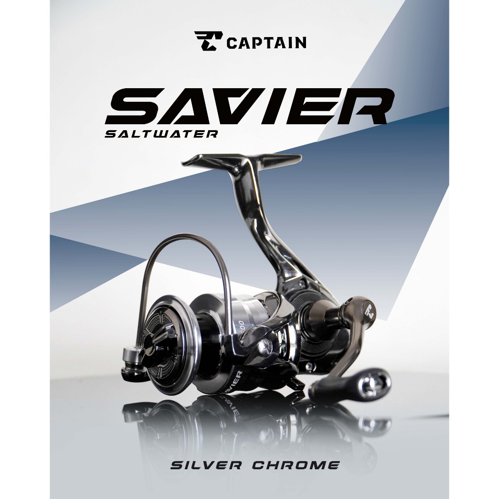 Jual Reel Pancing Captain Savier Saltwater SW Silver Chrome Power ...