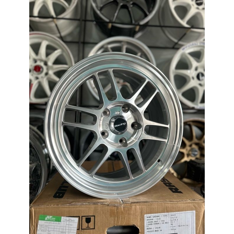 Jual velg mobil enkei rpf r16 full polish pcd 5x114 kondisi baru | Shopee Indonesia