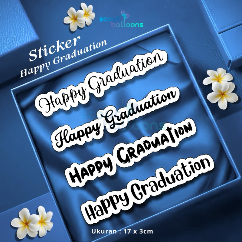 Jual Stiker Cutting Graduation 17x3 cm | Shopee Indonesia