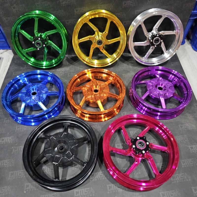 Jual Velg Velek CNC Racing R12 215 250 Honda Stylo 160 CBS ABS Original ...