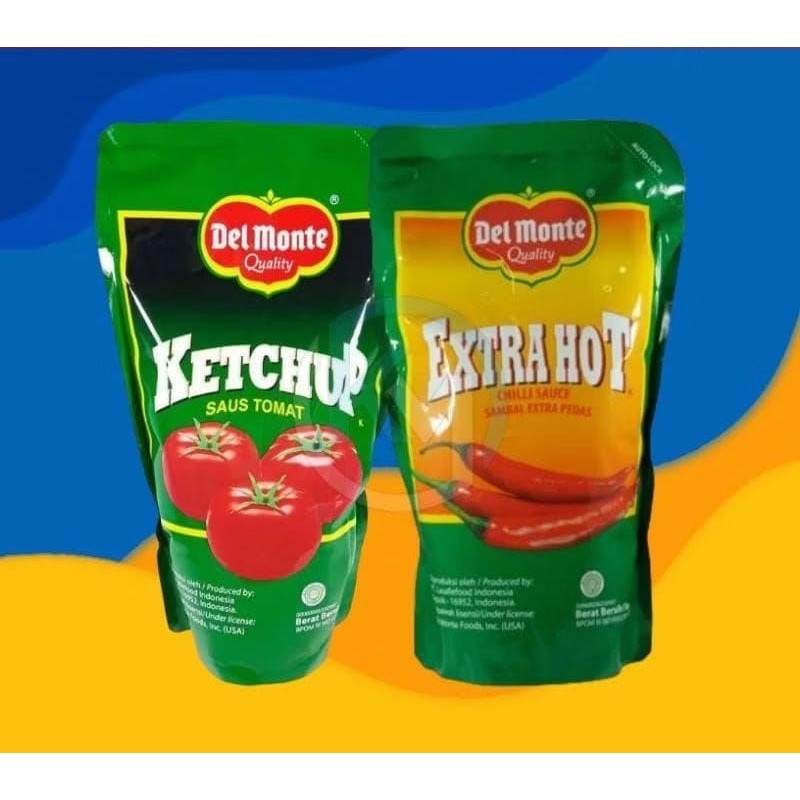 Jual Delamonte saus kemasan 1kg - Extra hot dan tomat | Shopee Indonesia