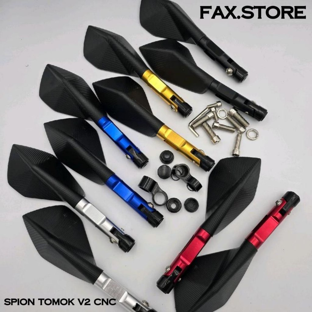 Jual Spion Tomok V2 Kaca Spion Variasi Spion Tomok Full CNC Spion NMAX ...
