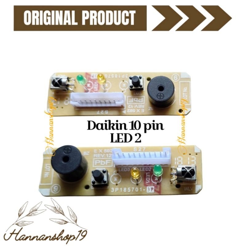 Jual Sensor PCB AC Daikin 10 pin LED 2 / Sensor modul AC Daikin soket ...