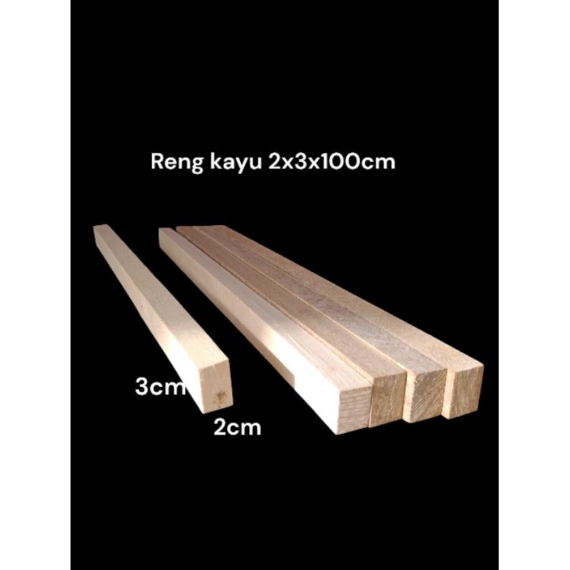 Jual Reng kayu 2x3x100cm belum di serut | Shopee Indonesia