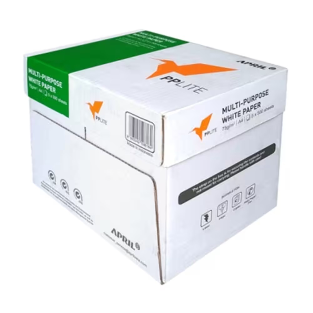 Jual (DUS/5RIM) Kertas HVS F4 75 Gsm / Kertas HVS F4 (1 BOX) PAPERLITE ...