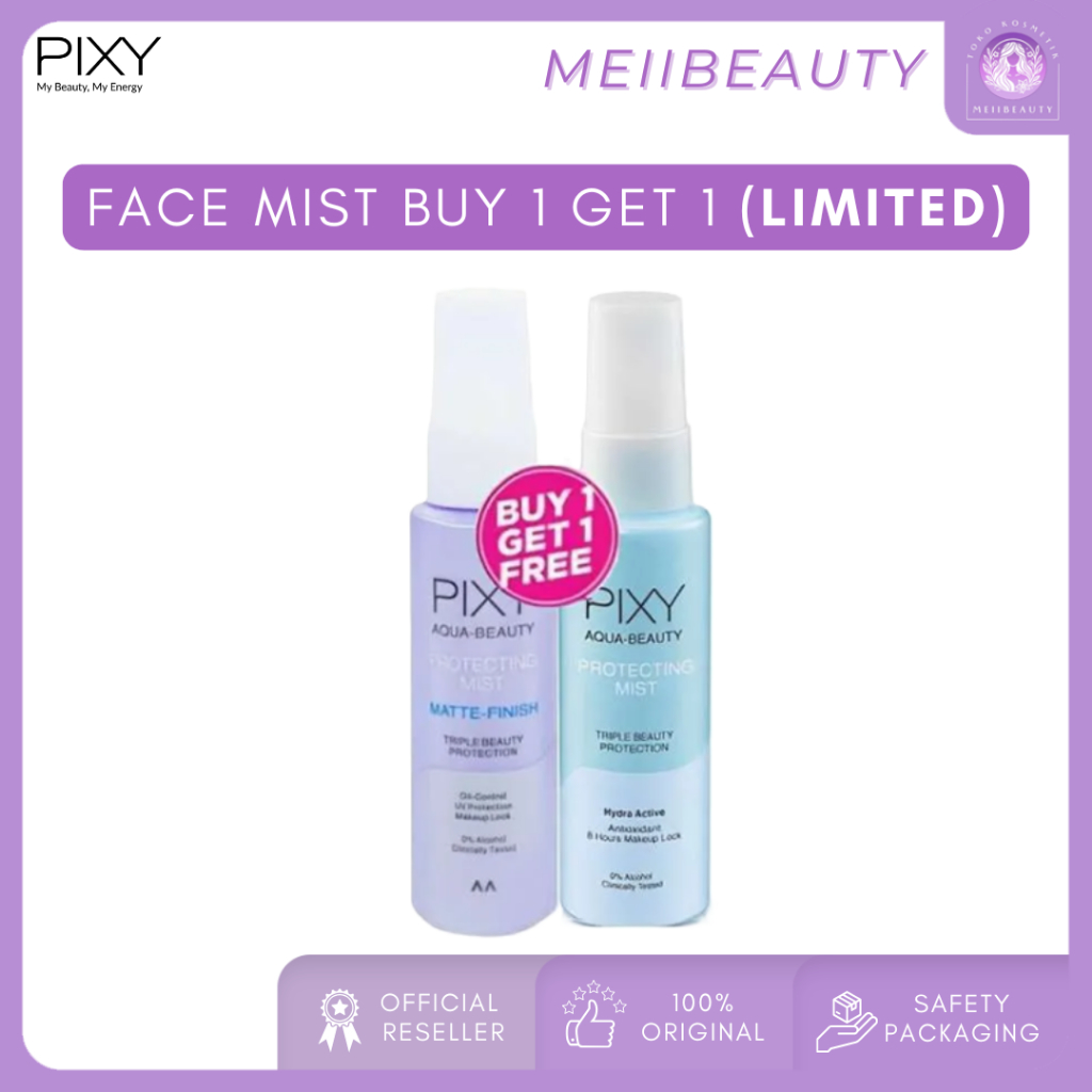 Jual PIXY BUY 1 GET 1 PIXY AQUA BEAUTY PROTECTING MIST + MATTE FINISH ...