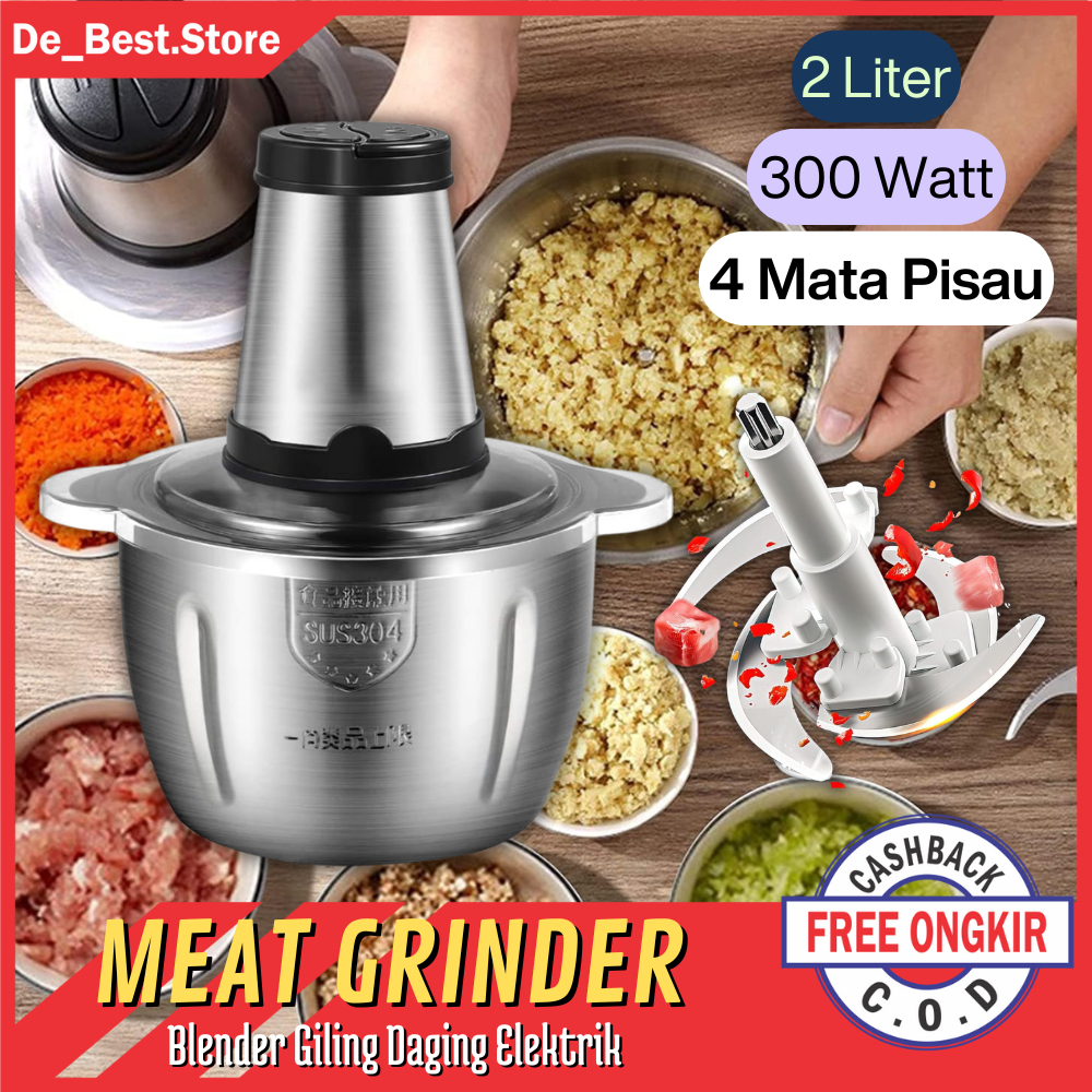 Jual Blender Daging Elektrik Stainless 304 - Stainless 304 Meat Grinder ...