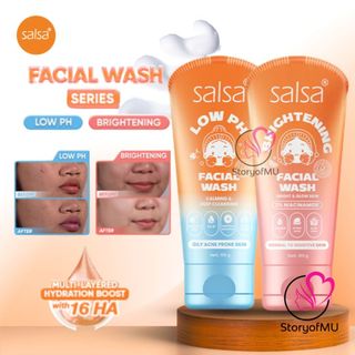 Jual SALSA Facial Wash Series – Low PH - Brightening - Facial wash ...