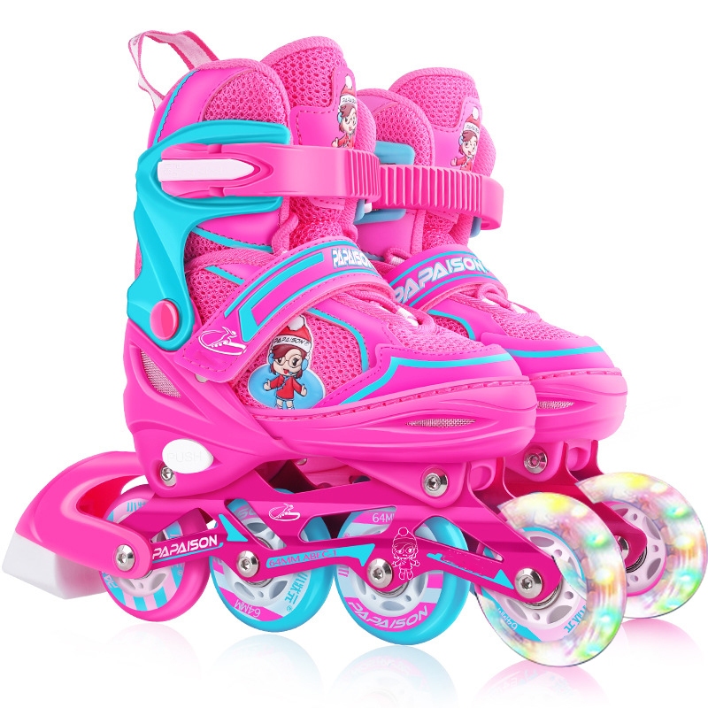 Jual Sepatu roda/roda PU/flash roda depan/Sepatu Roda Anak Inline Skate ...