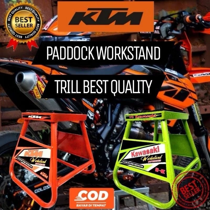Jual WORKSTAND JACKSTAND DUDUK PADDOCK PEDOK JEKSTEN SUPERMOTO ...