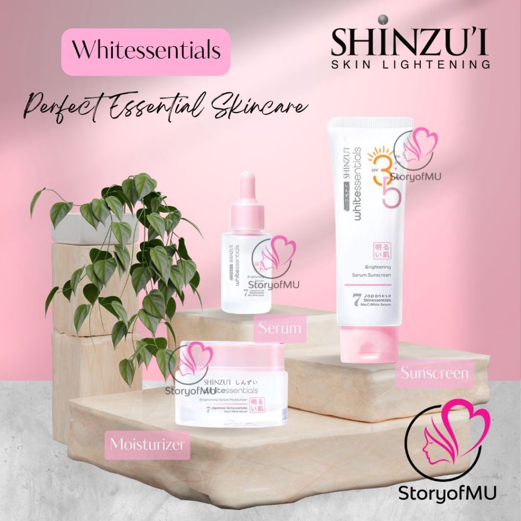 Jual ️ StoryofMU ️ SHINZUI Whitessentials Brightening Series - Serum ...
