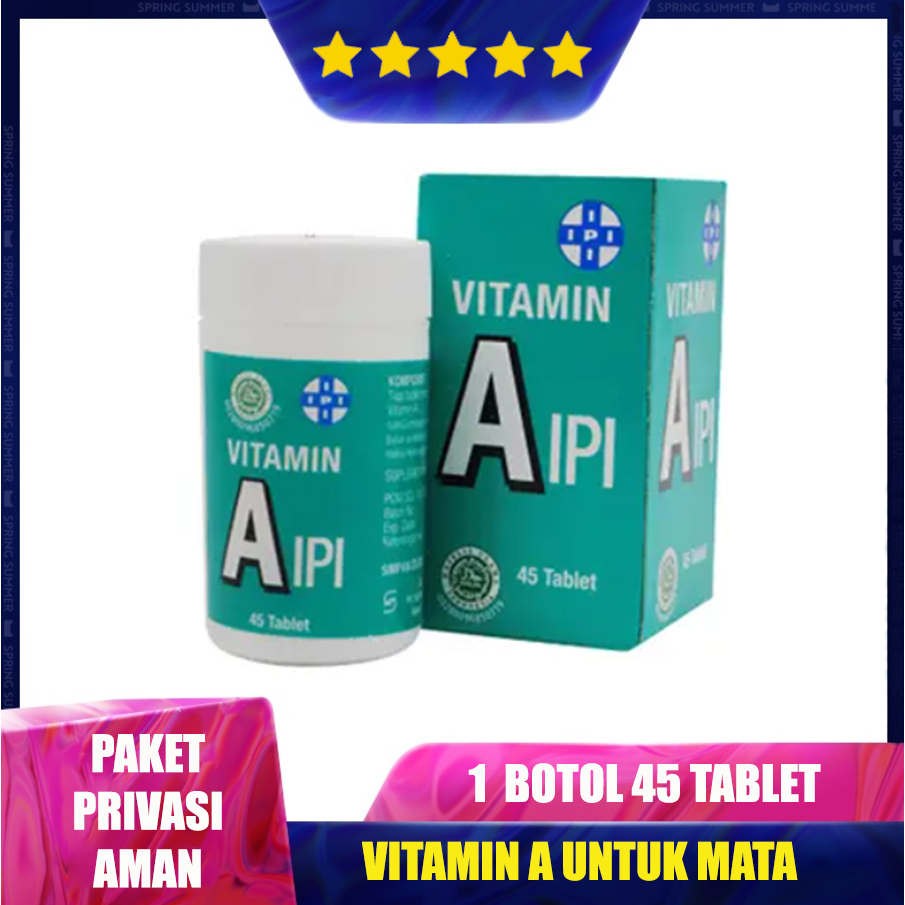 Jual IPI Vitamin A Suplemen Kesehatan Mata Membantu Memelihara ...