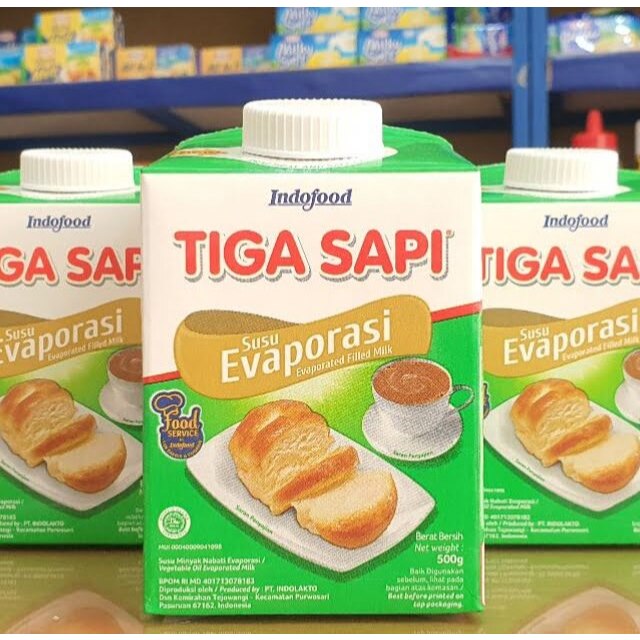 Jual Susu Evaporasi 3 Sapi 500gr | Shopee Indonesia