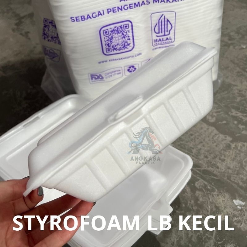 Jual MURAH kotak makan sterofoam nasi MERK KCS / styrofoam bubur ...