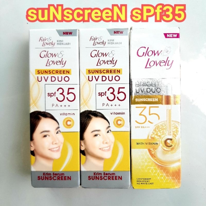 Jual Fair / Glow & Lovely Ultimate UV Duo SPF 35 PA+++ Vitamin C 20g | Shopee Indonesia