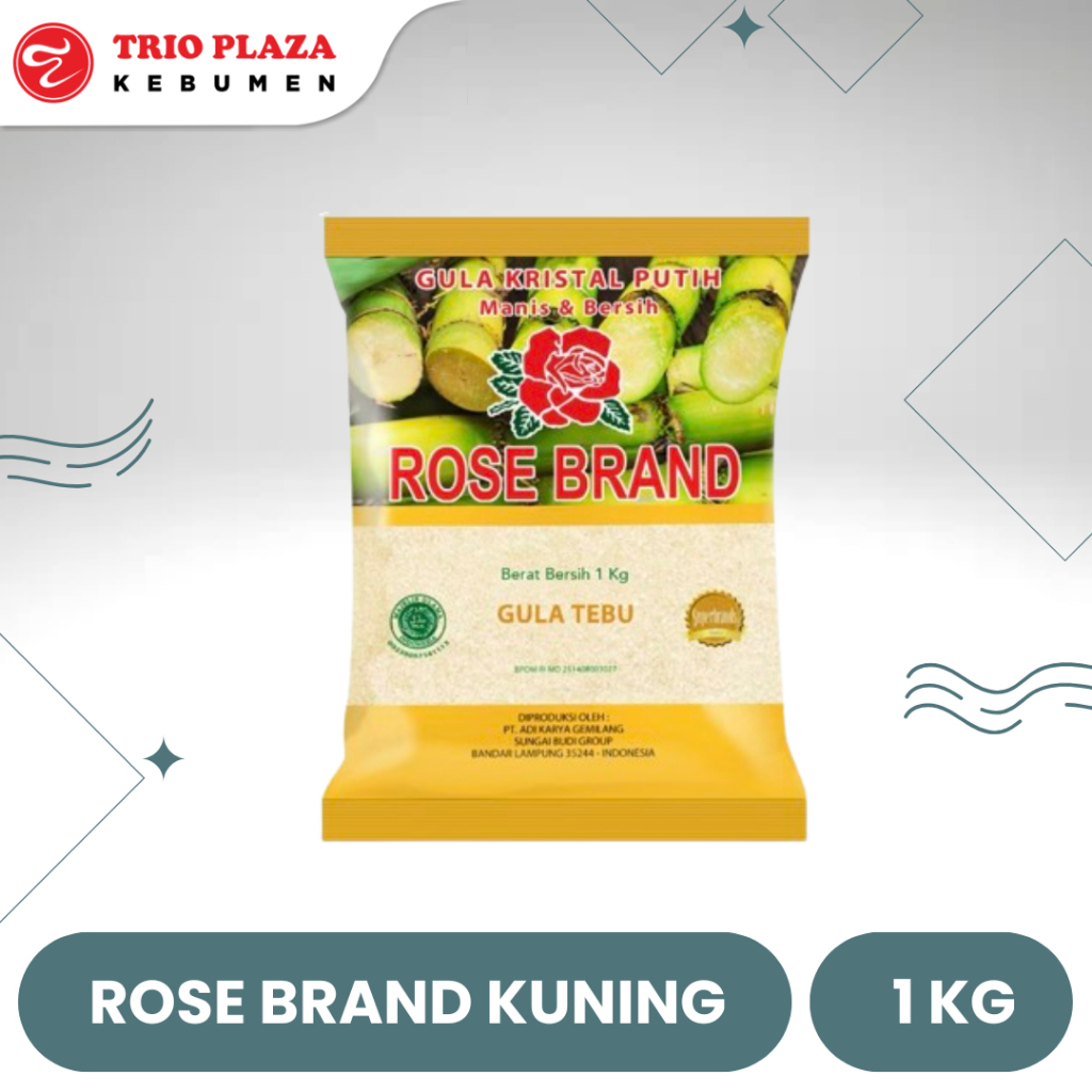 Jual ROSE BRAND GULA PASIR KUNING 1KG | Shopee Indonesia
