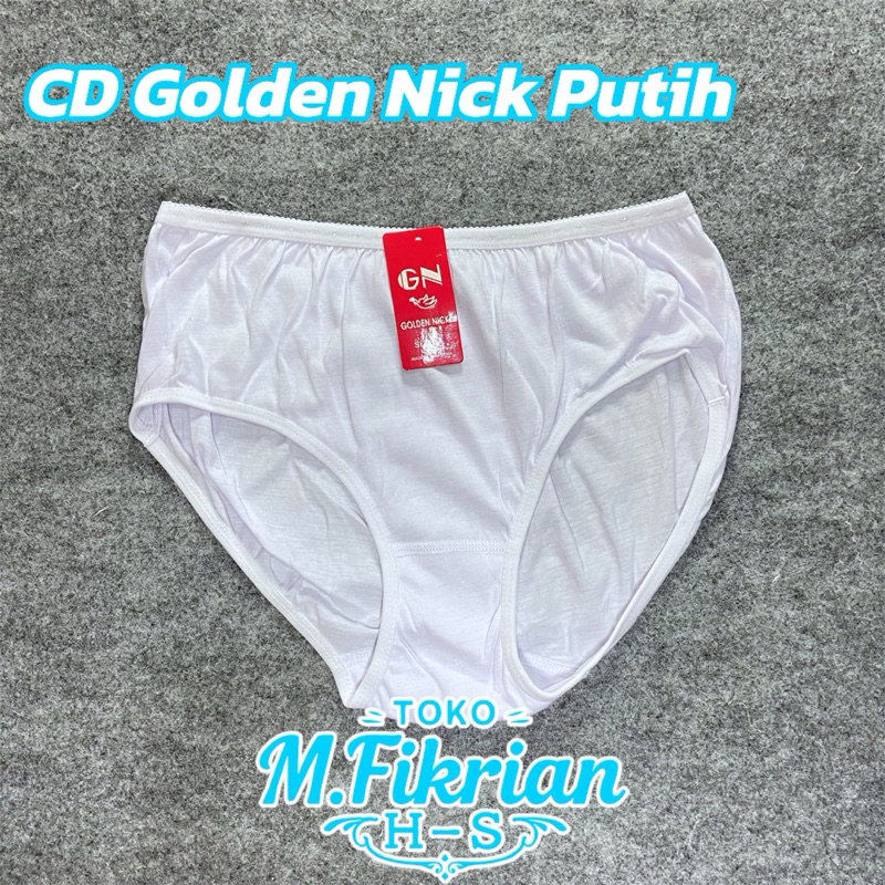 Jual (3 Pcs) CD Golden Nick Wanita Putih Celana Dalam Nyaman Katun ...