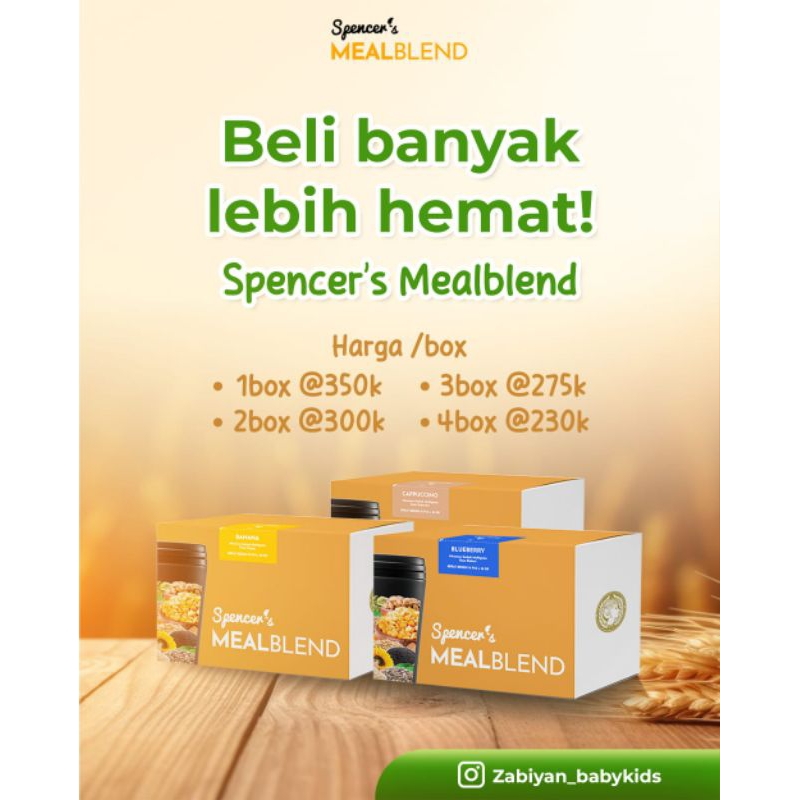Jual PROMO - Spencer's MealBlend - Meal Replacement Solusi Diet Sehat ...