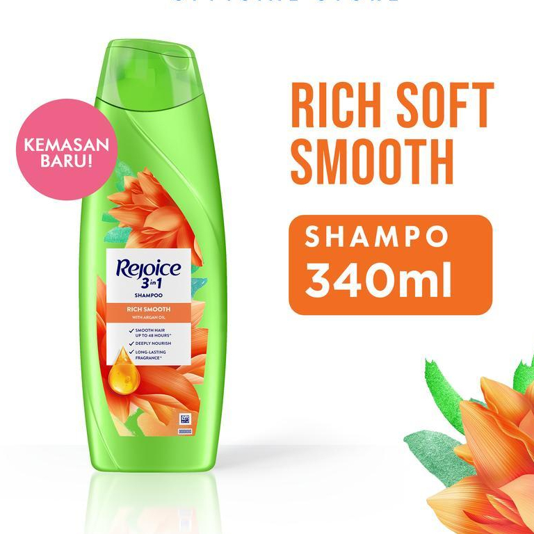Jual Rejoice Shampoo Rich Halus Lembut 340 ml | Shopee Indonesia