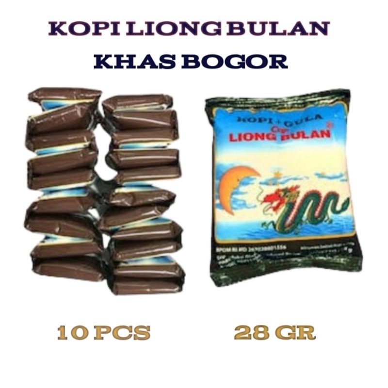 Jual Kopi liong bulan khas bogor isi 20 pcs (KOPI +GULA) | Shopee Indonesia