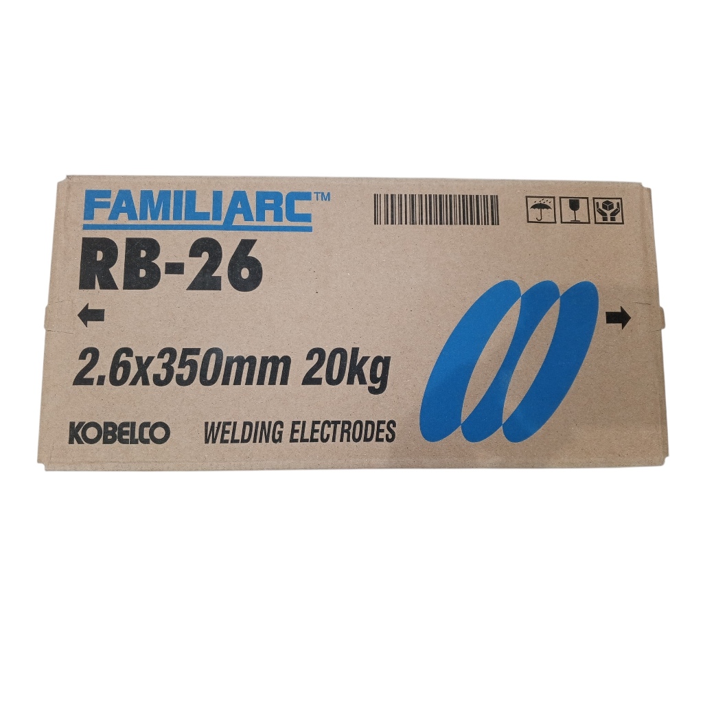Jual Kawat Las Kobelco RB- 26. 2.6 MM 5 KG/ Familiararc RB-26 Welding Electrodes 20 KG | Shopee ...
