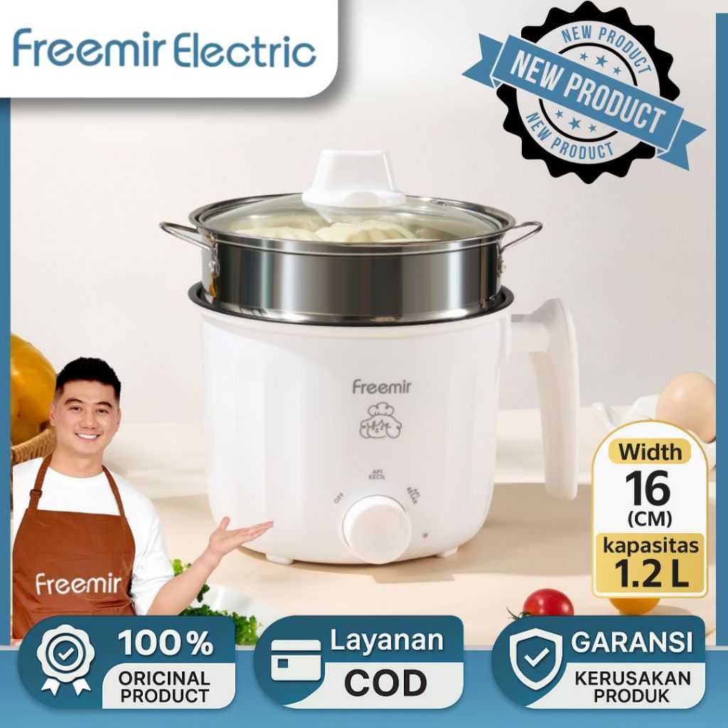 Jual [DEALS] freemir Panci Kukusan Listrik Multifungsi Multicooker Low ...
